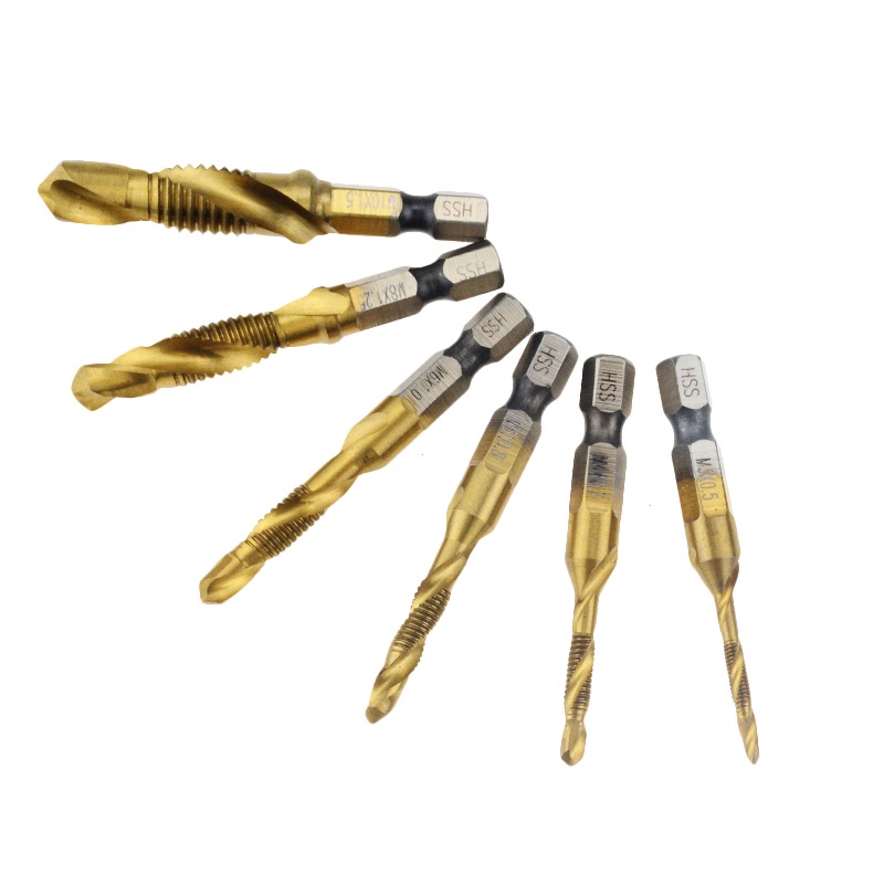 1pc Hand Tap Drill Bits HSS 4341 Screw Spiral Point Thread M3 M4 M5 M6 ...