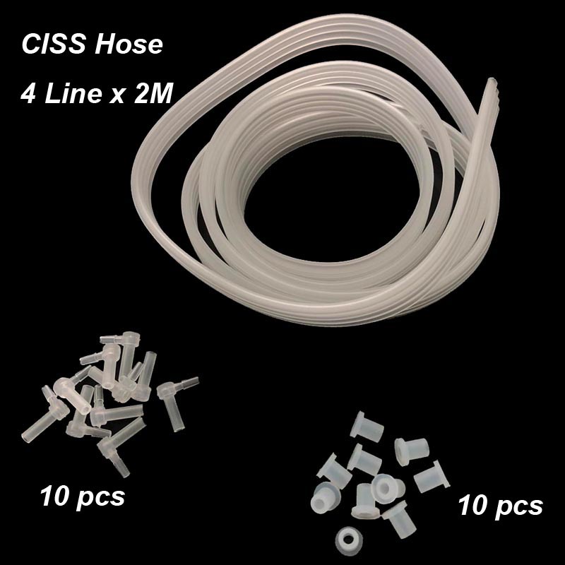 4 Color Ink Tube Hose Pipe Pipeline (1.4mm Inner Diameter) CISS Ink ...