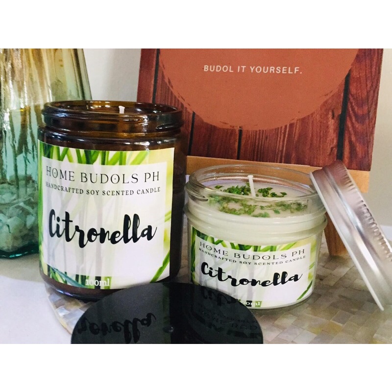 Soy Scented Candles with Dried Flowers Long lasting Scent | Shopee ...