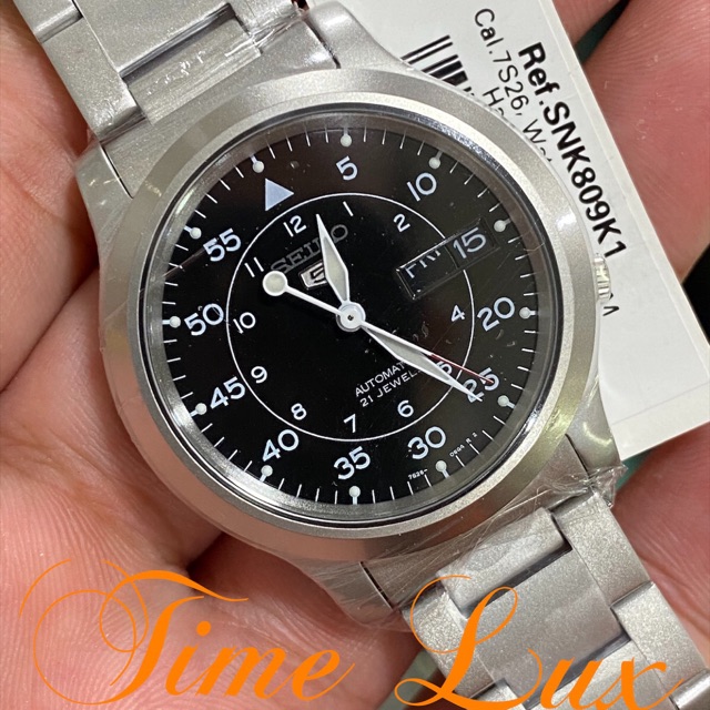 SEIKO 5 SNK809K1 MEN'S SILVER AUTOMATIC | Shopee Philippines