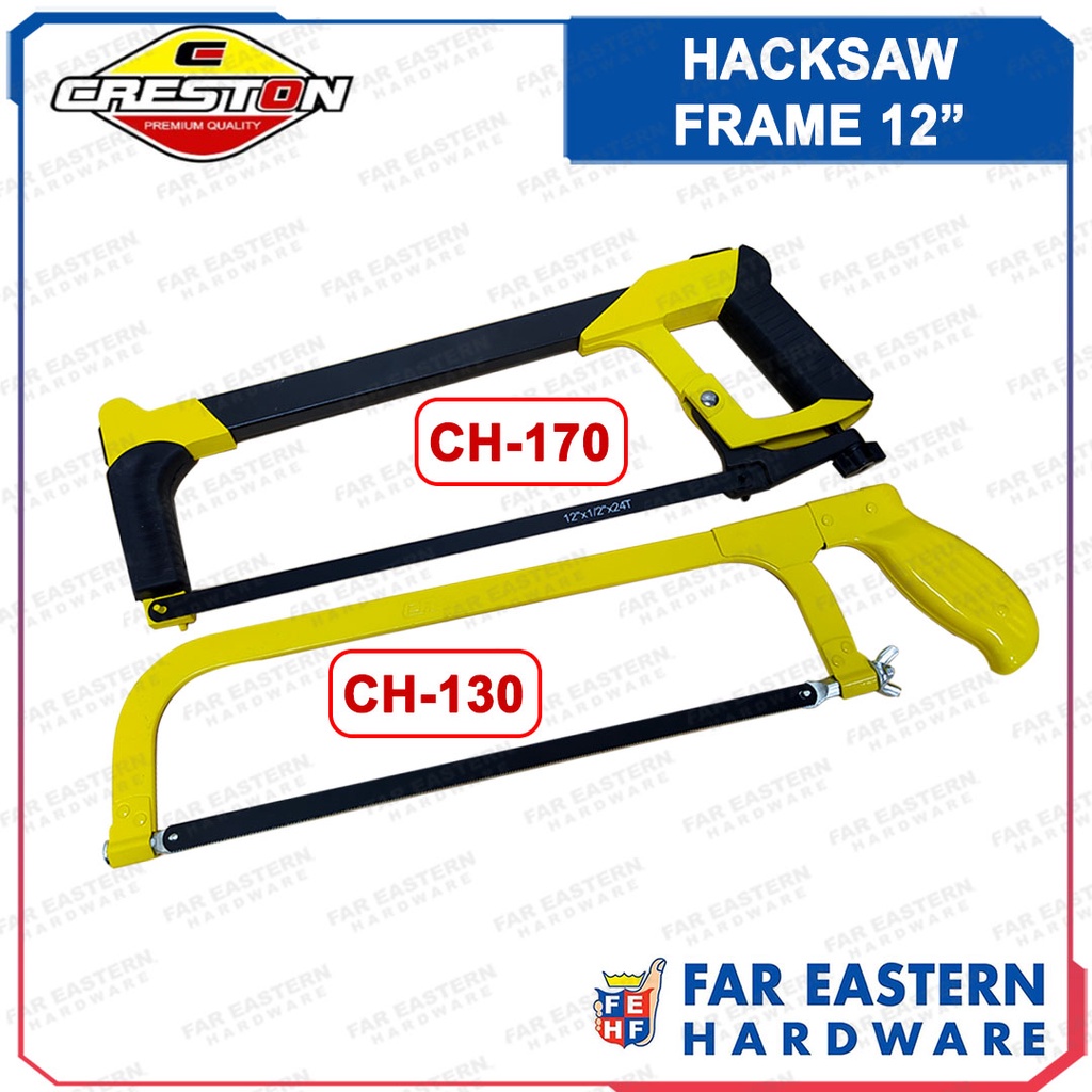 CRESTON Hacksaw Frame w/ Blade 12" Hack Saw CRHT | Shopee Philippines