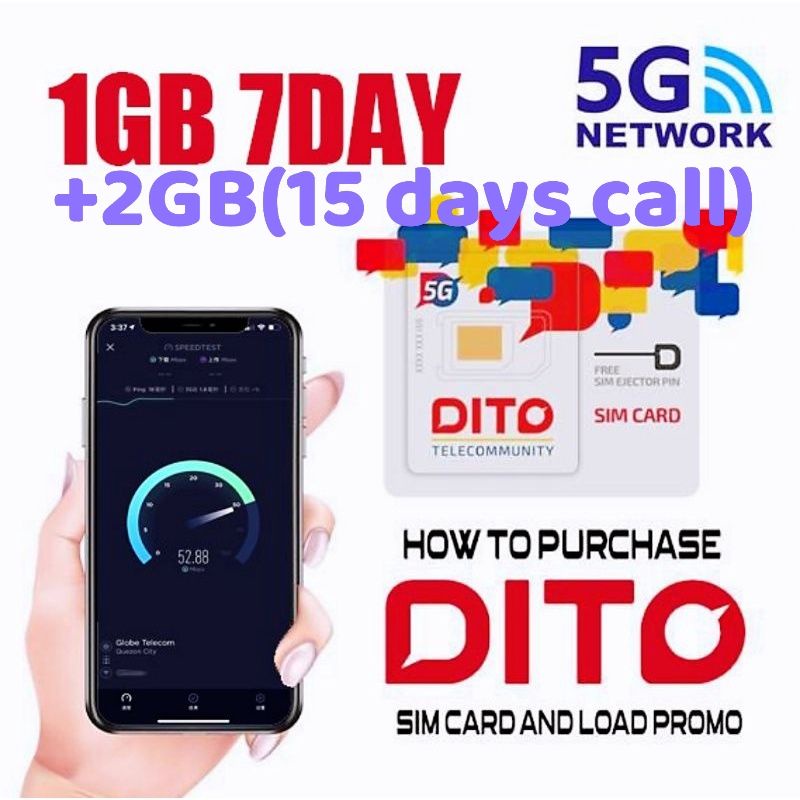 [Tyaa] DITO Telecommunication new SIM | Shopee Philippines