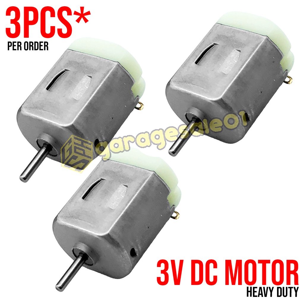 3PCS Miniature 3V DC Motor DIY Toy 130 Small Electric Motor | Shopee ...