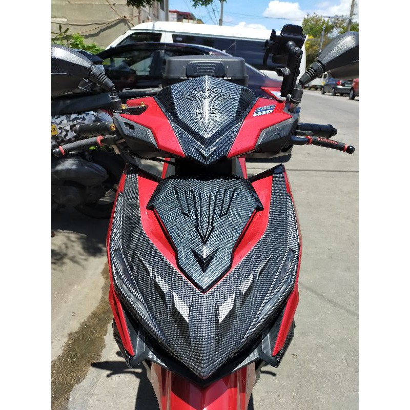 Honda Click V1 Front Cover Carbon Hydro Dip | Shopee Philippines