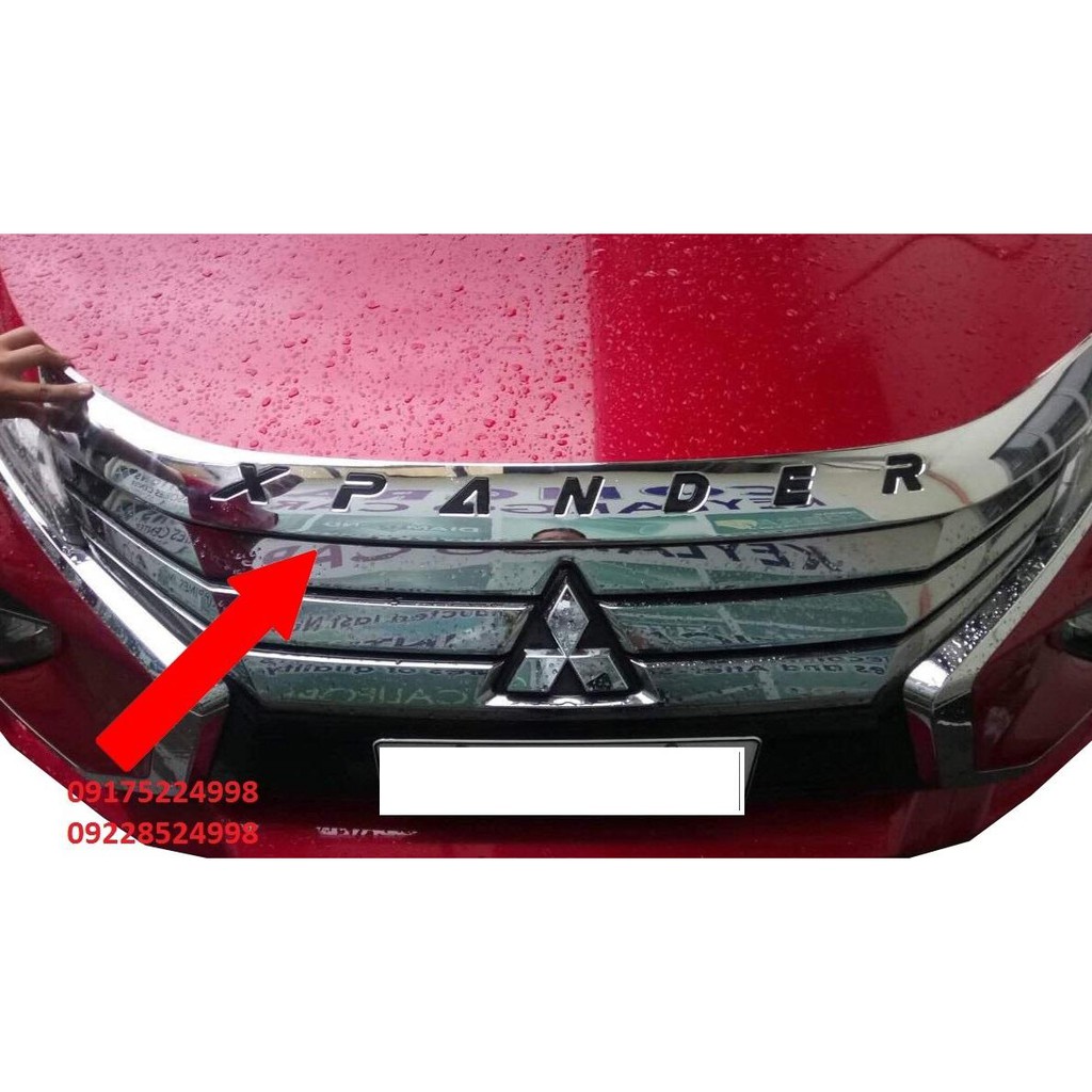 Mitsubishi Xpander 2018 to 2020 Hood Lip Chrome | Shopee Philippines