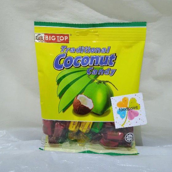 Traditional Coconut Candy Big Top Candy 100gr | Shopee Philippines