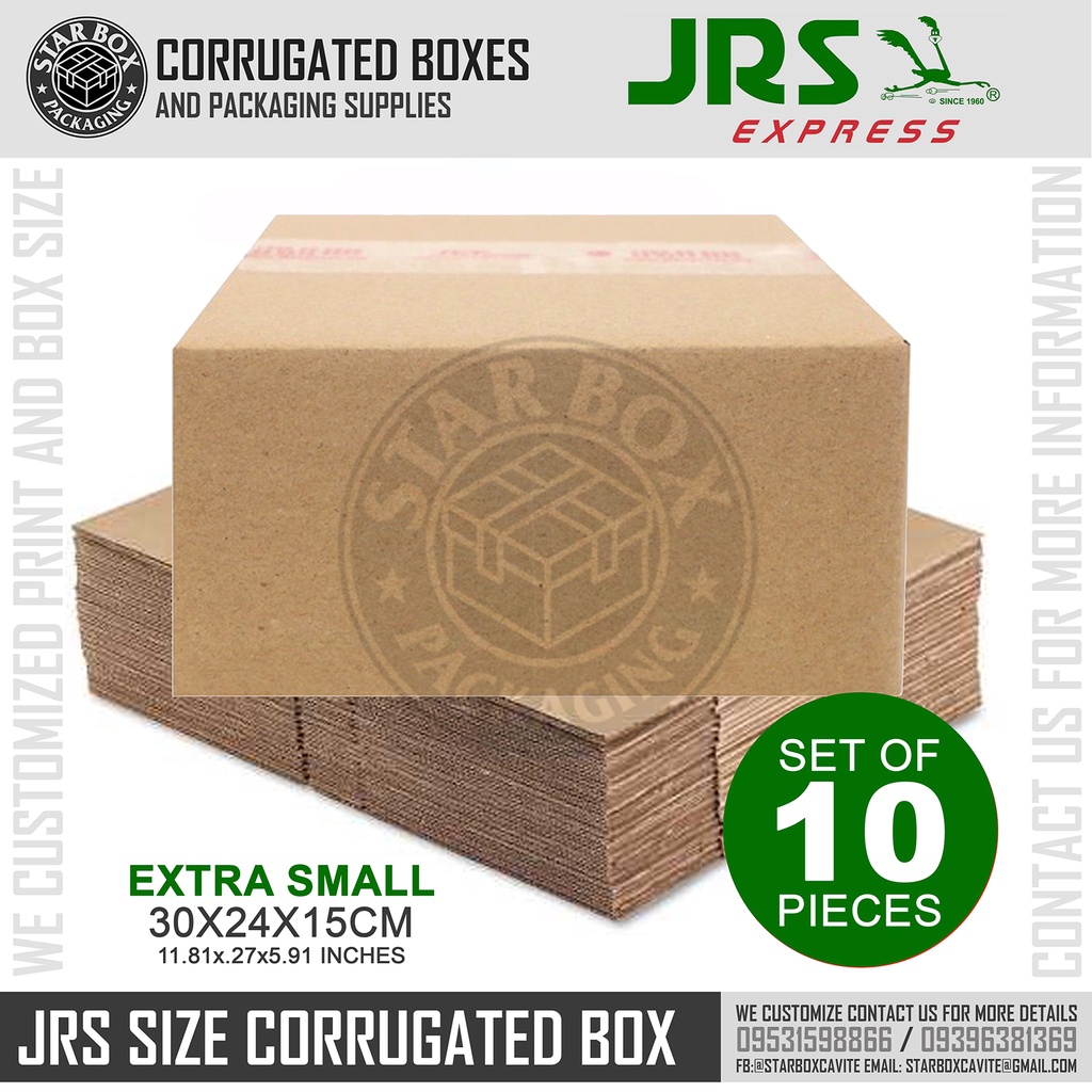 Starbox RSC Box JRS EXPRESS Size Corrugated Shipping Kraft Box EXTRA ...