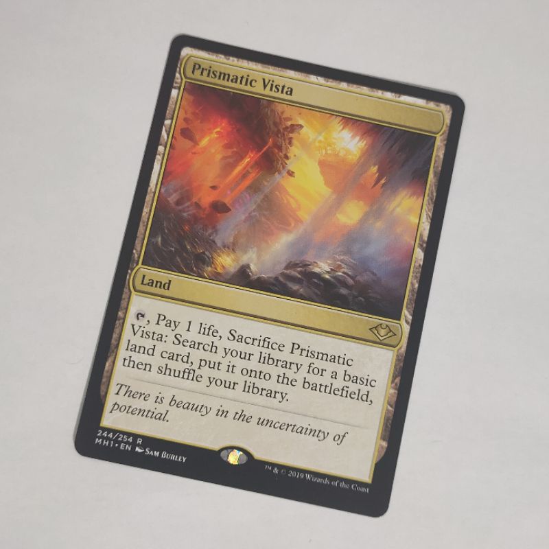 MTG Card PRISMATIC VISTA Magic the Gathering Trading Card Game Land ...
