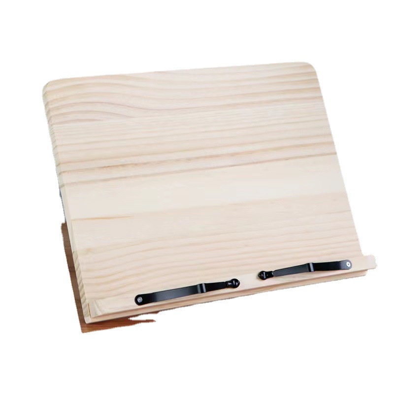 Adjustable Wood Reading Rest Tablet Book Holder Foldable Cook Home ...