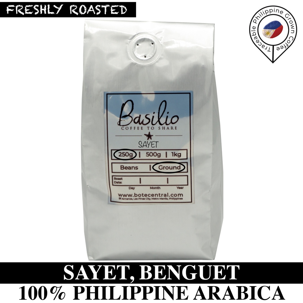 Sayet Benguet Single Origins | Philippine Arabica | Basilio Coffee ...