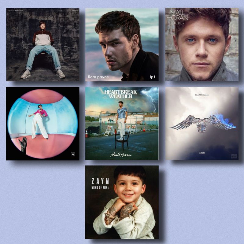 1D Solo Album Inspired Vinyl (Album Cover on Sintra Board) Photo Tile ...