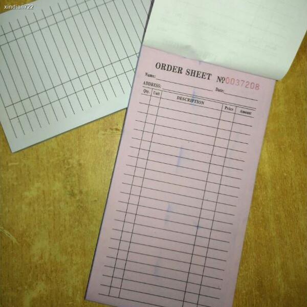 NEW ORDER SHEET Receipt List 10.5x19.2cm | Shopee Philippines