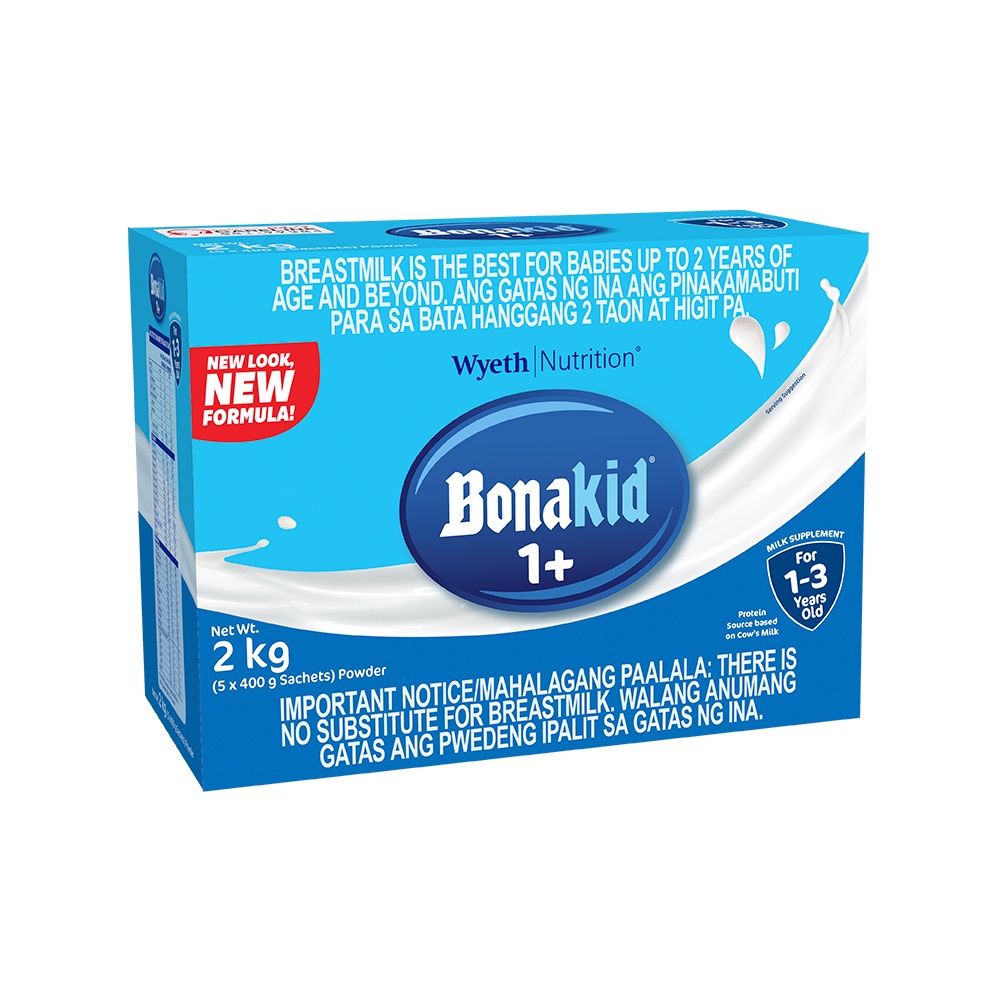 BONAKID 1+ Stage 3 Milk Supplement for 1 to 3 years old 2kg | Shopee ...