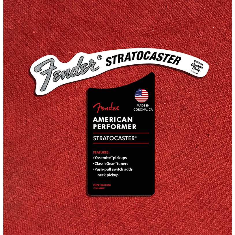 BEST DEAL Fender Stratocaster Perfomer Decal Set Replacement | Shopee ...