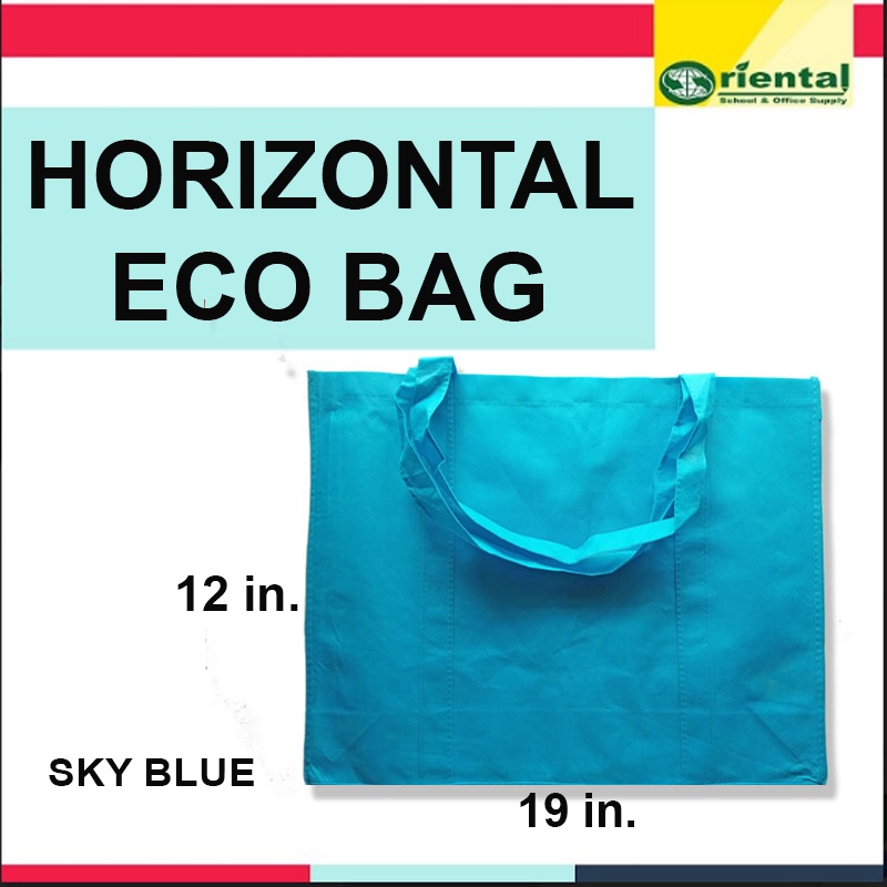 1pc Reusable Horizontal Plain Eco Bag - Durable and Easy to Carry ...