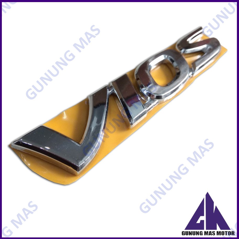 Vios Logo Emblem for Toyota Vios with Original Stick-On Letters ...