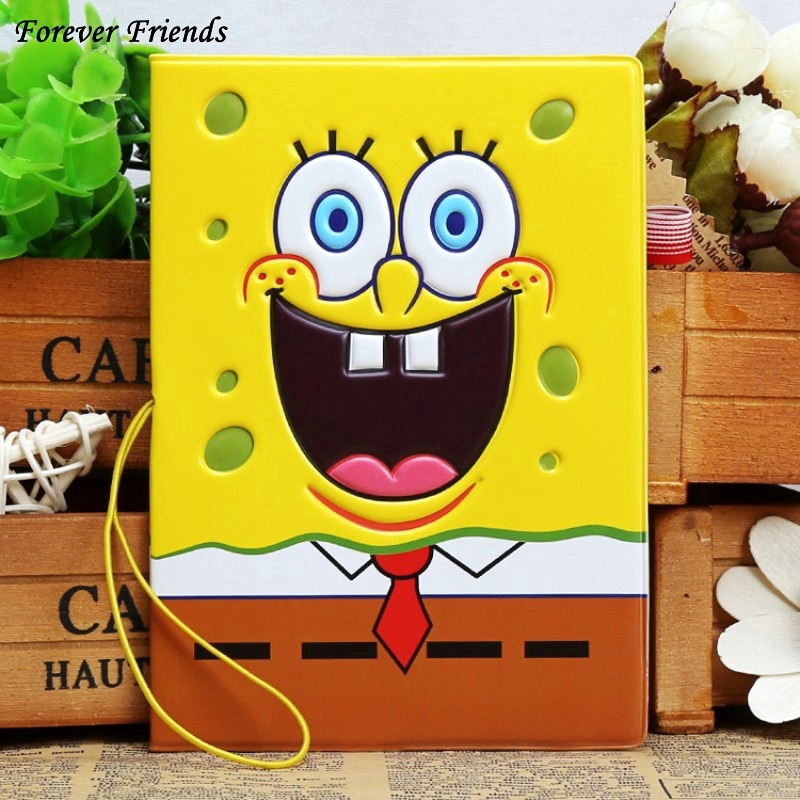 Passport Holder Cover ID Card Cover Bags Folder -Spongebob Squarepants ...