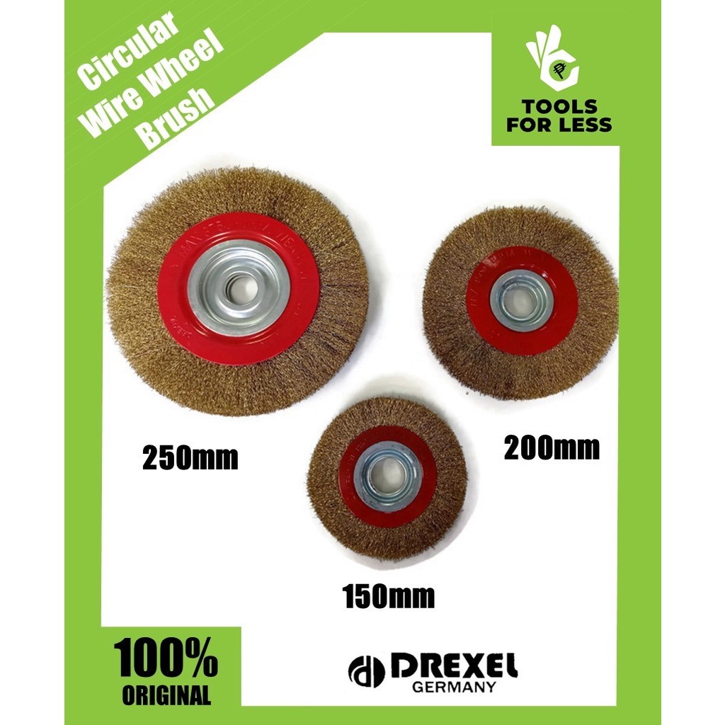 Drexel Circular Steel Wire Brush 6, 8, and 10 inches | Shopee Philippines