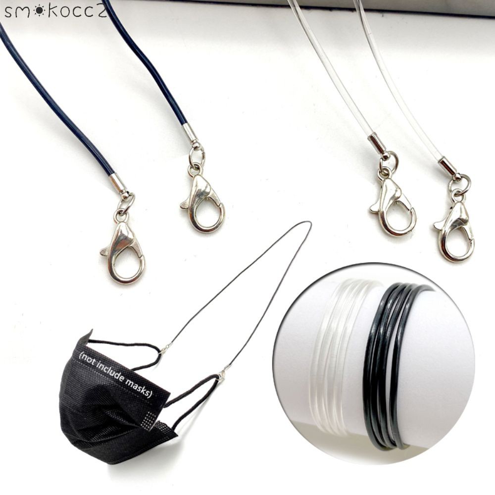 Read Stock!! Rope Chain Rope Bracelet TPU Mask Hanging Rope Face Mask ...