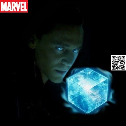 Space Stone Loki cube model blue led infinity Stone in Marvle Avengers ...