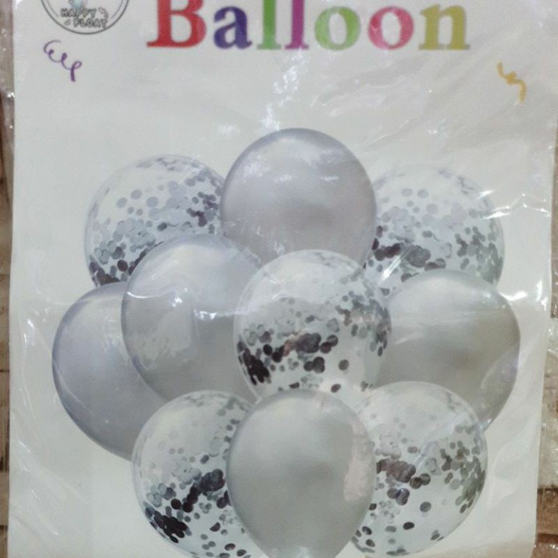 Baloon Set Metallic and Bright 12" Pack of 10 | Shopee Philippines