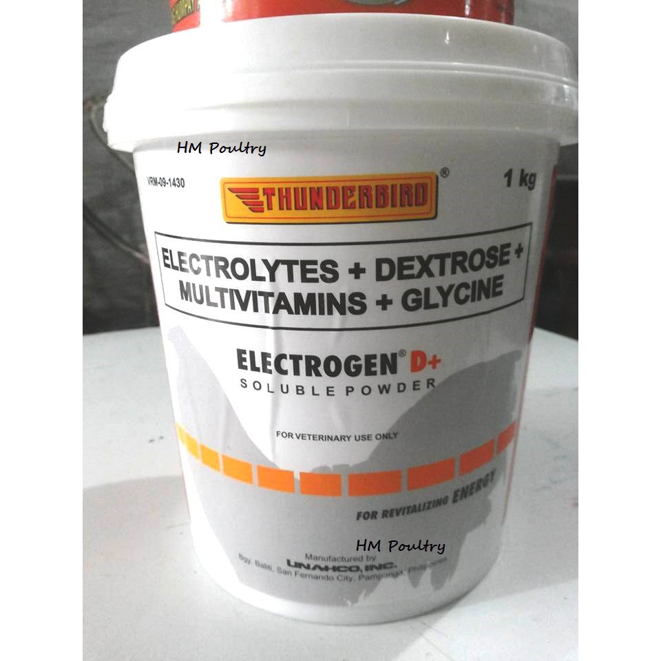 ELECTROGEN D+ POWDER 1 KILO BY THUNDERBIRD | Shopee Philippines