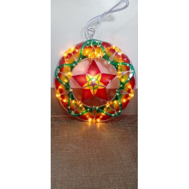 AUTHENTIC CAPIZ MINI PAROL RED 110V AND 220 V | Shopee Philippines