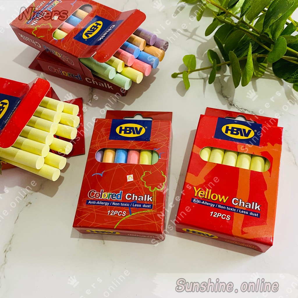 HBW Color Chalk 12pcs | Shopee Philippines