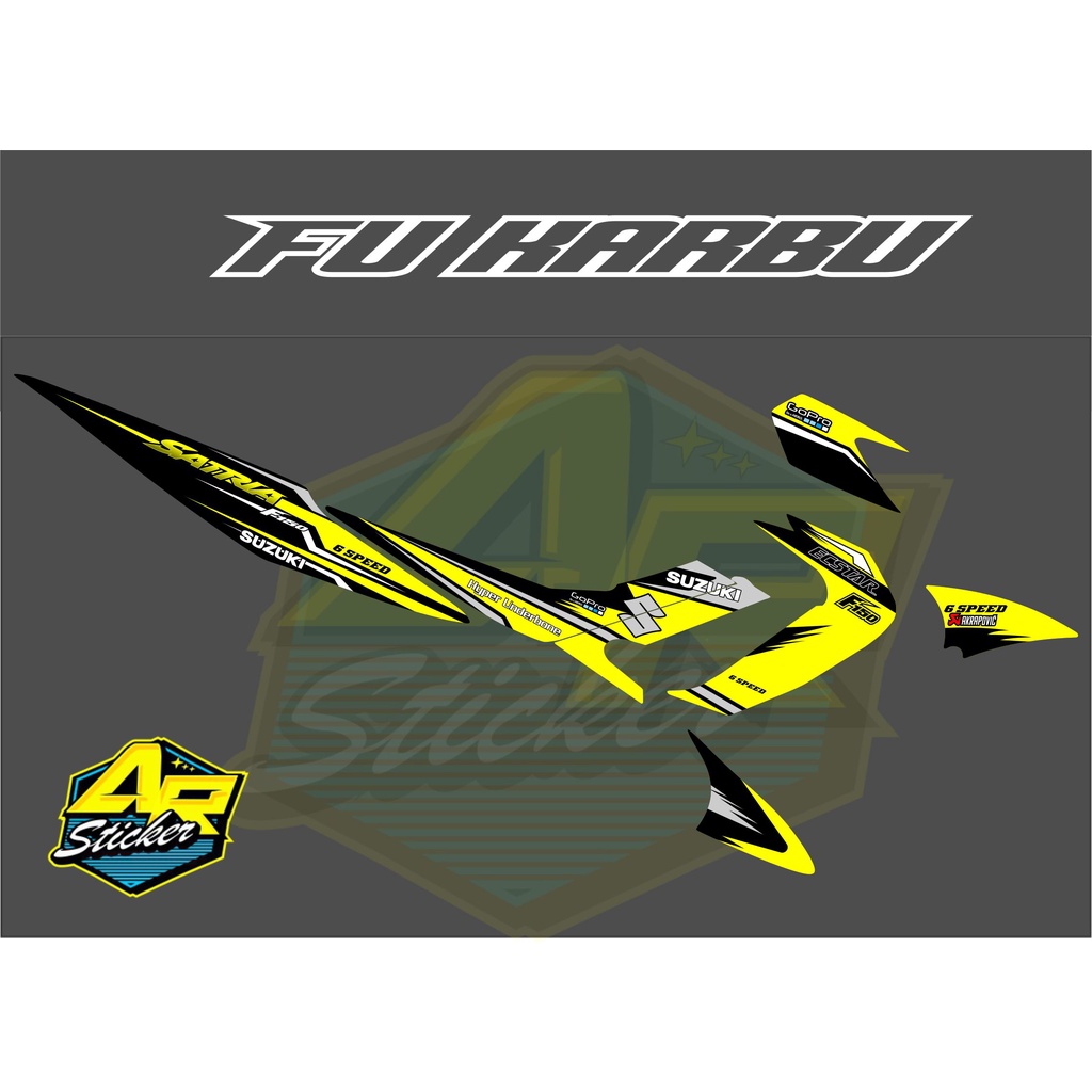 Satria fu Barong Striping / satria Barong Striping / Old satria fu ...