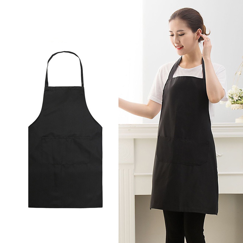Washable Apron Hang Neck Apron Kitchen Apron Coffee Shop Fashion Apron ...
