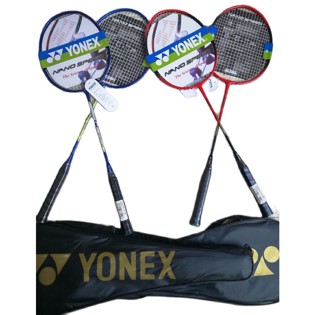 2 PAIRS YONEX BADMINTON RACKET RANDOM DESIGN. ( 4Pcs) | Shopee Philippines