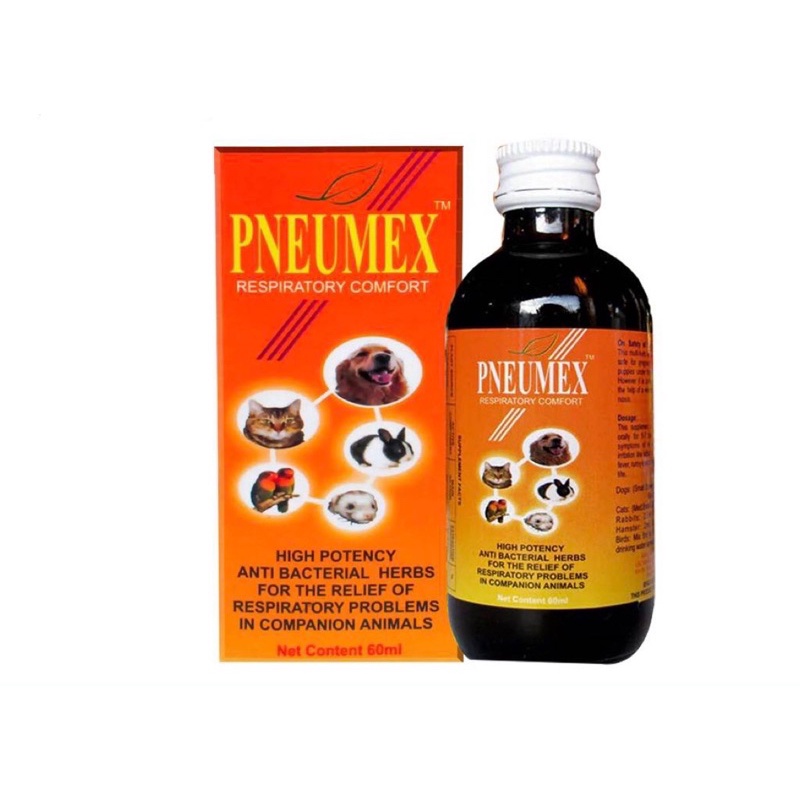 PNEUMEX Respiratory Comfort for Dogs and Cats 60ml | Shopee Philippines