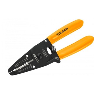 Tolsen Industrial 7in1 Wire Stripper with Grip & Cutter (6") 38051 ...