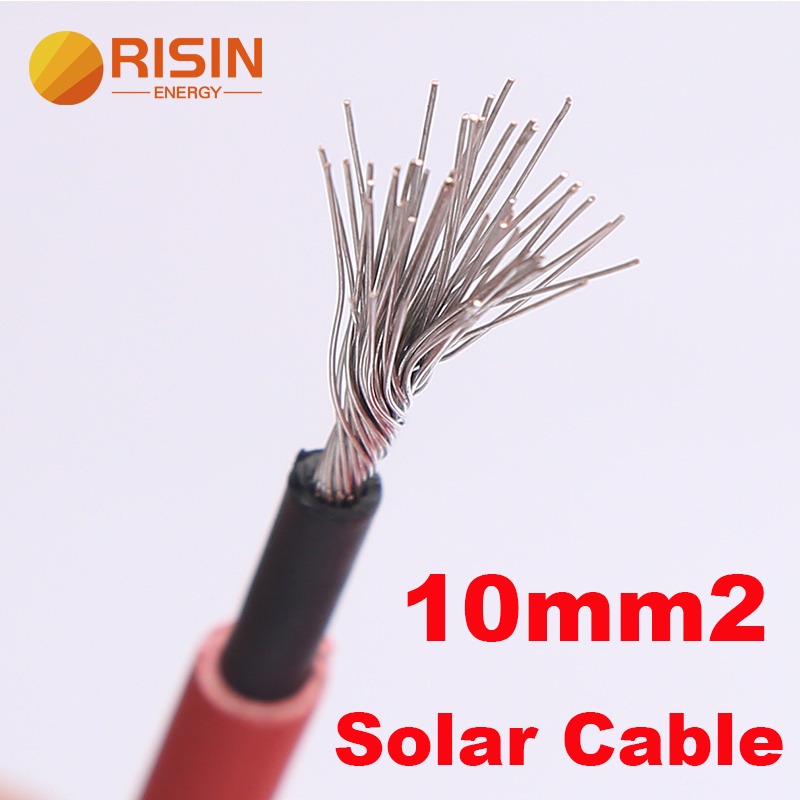 Risin OEM Length 10mm2 DC Cable Proof Wire Solar PV Wire Power Cables 4sqmm 6sqmm for Solar ...
