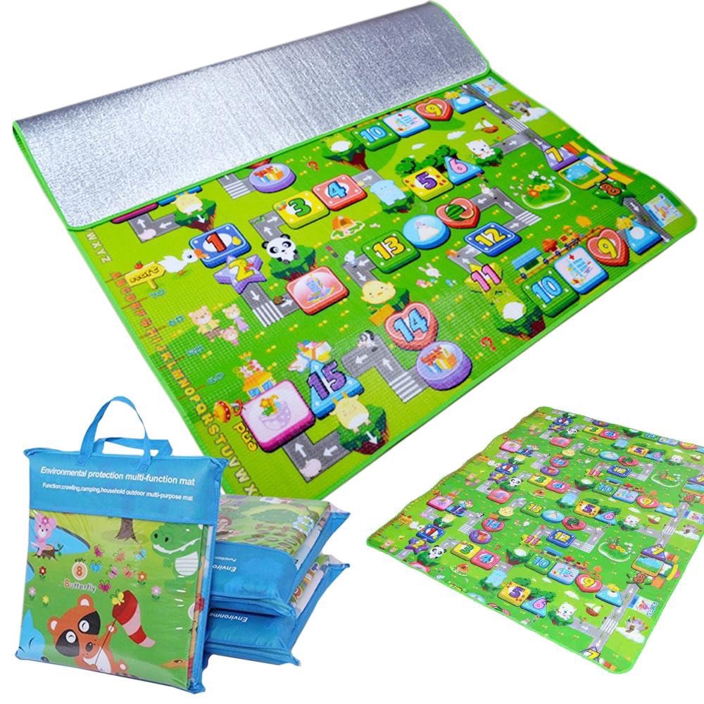 Baby Creeping Mat Thick Play Mat Foam Floor Pad Living Room Home Anti ...