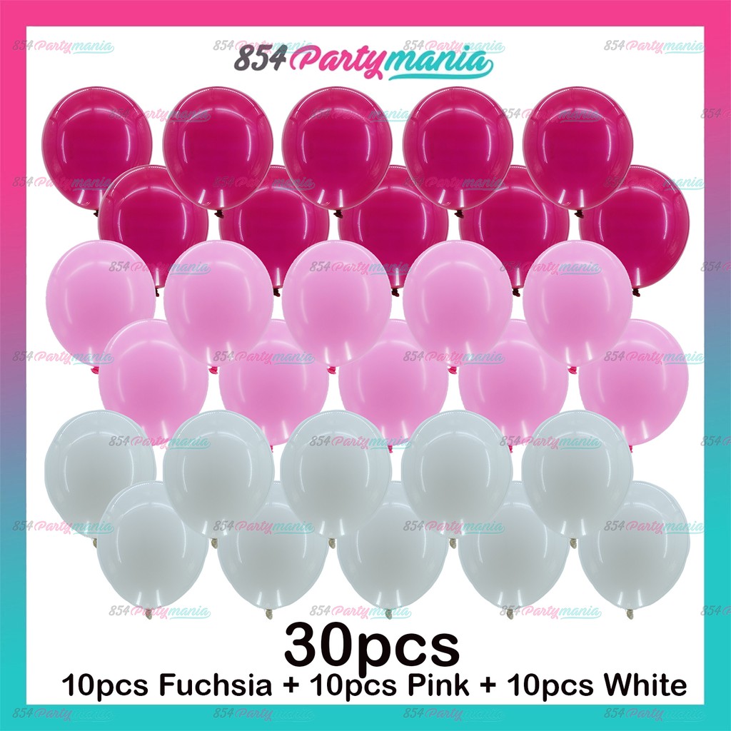 wholesale balloon garland set 30pcs 10 inch Balloon Prolatex birthday Balloons Tri color ...
