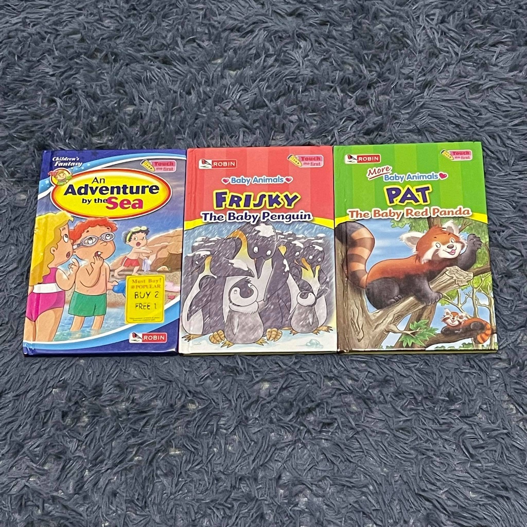 Touch me first - Baby Animals & An Adventure by the Sea (used) | Shopee ...