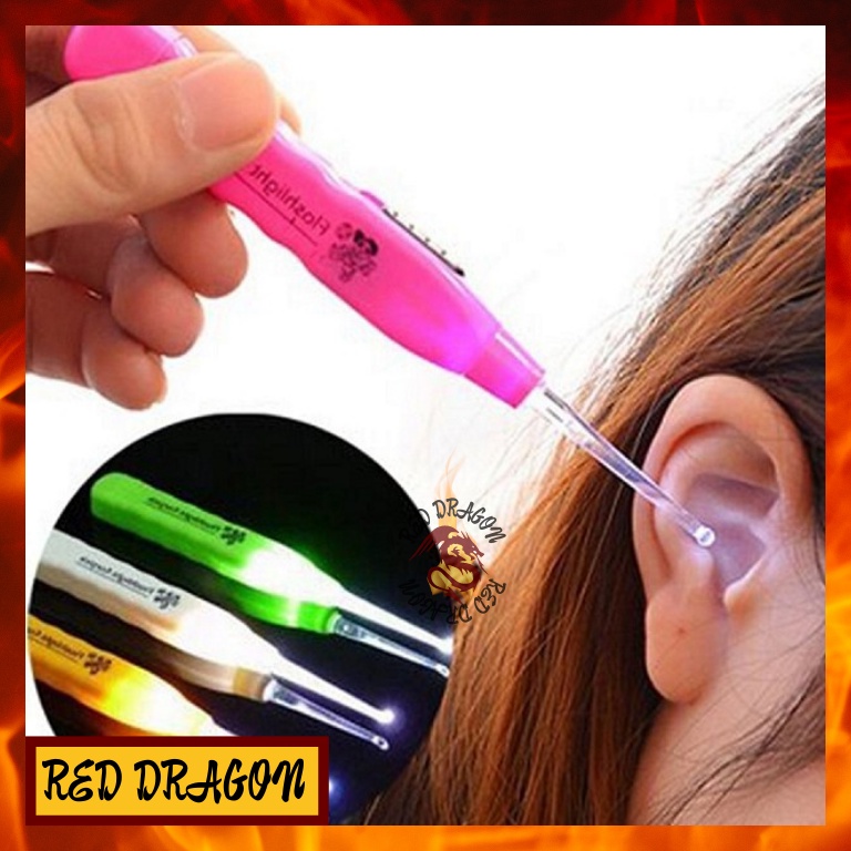 Flashlight Earpick Safety Ear Cleaner Pangtutuli Ear Wax | Shopee ...