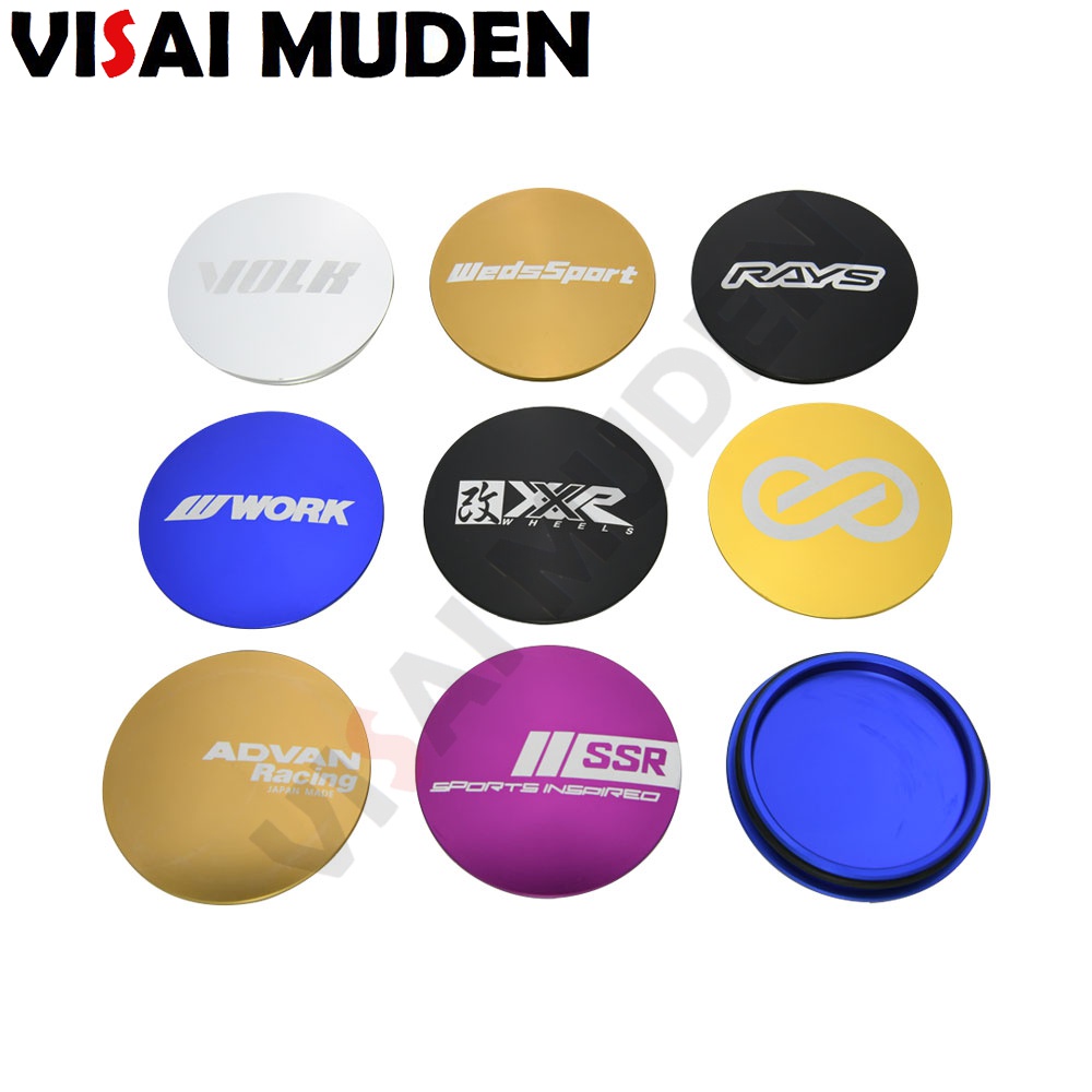 1 Piece RAYS Center Rim Cap 60MM Alloy Sport Rim Centre Wheel Cap WORK ...