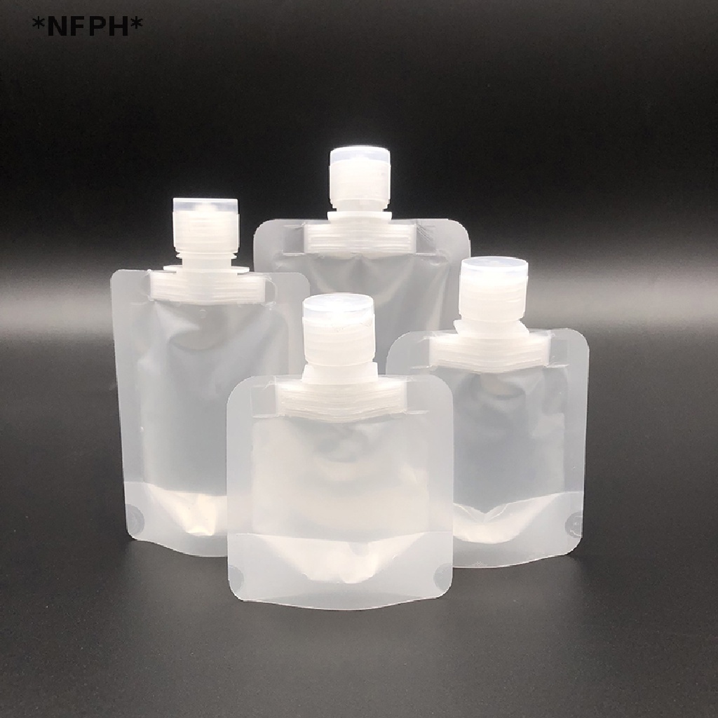 CKFR 30/50/100ml Clamshell Packaging Bag Lotion Shampoo Makeup Fluid ...