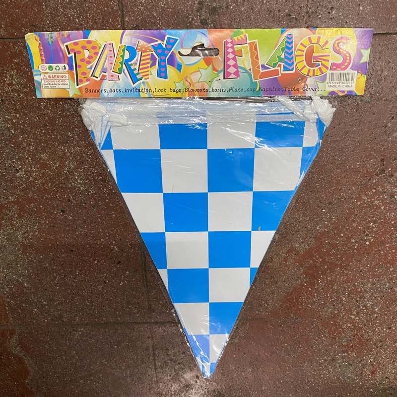 Racing Cars Theme Checkered Party Banderitas/ Flag Banner | Shopee ...