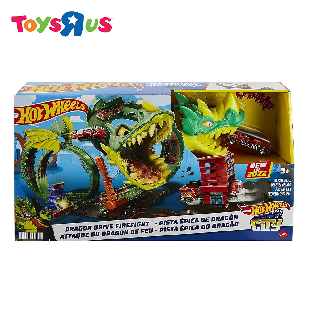 Hot Wheels City Dragon Drive Firefight (Spring Key Driver) | Shopee ...
