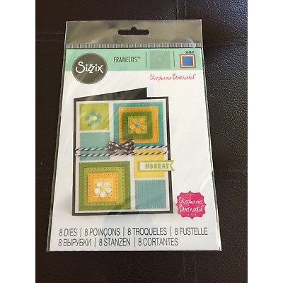 Sizzix Framelits Die Set 8PK - Dotted Squares | Shopee Philippines