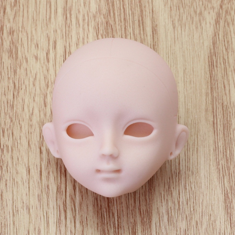 1 Pieces Doll Head for 30cm Doll Accessories No Makeup Practice Toy for ...
