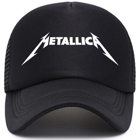 HIGH QUALITY METALLICA ROCK BANDS Mesh Cap Net Cap Trucker Hat Baseball ...