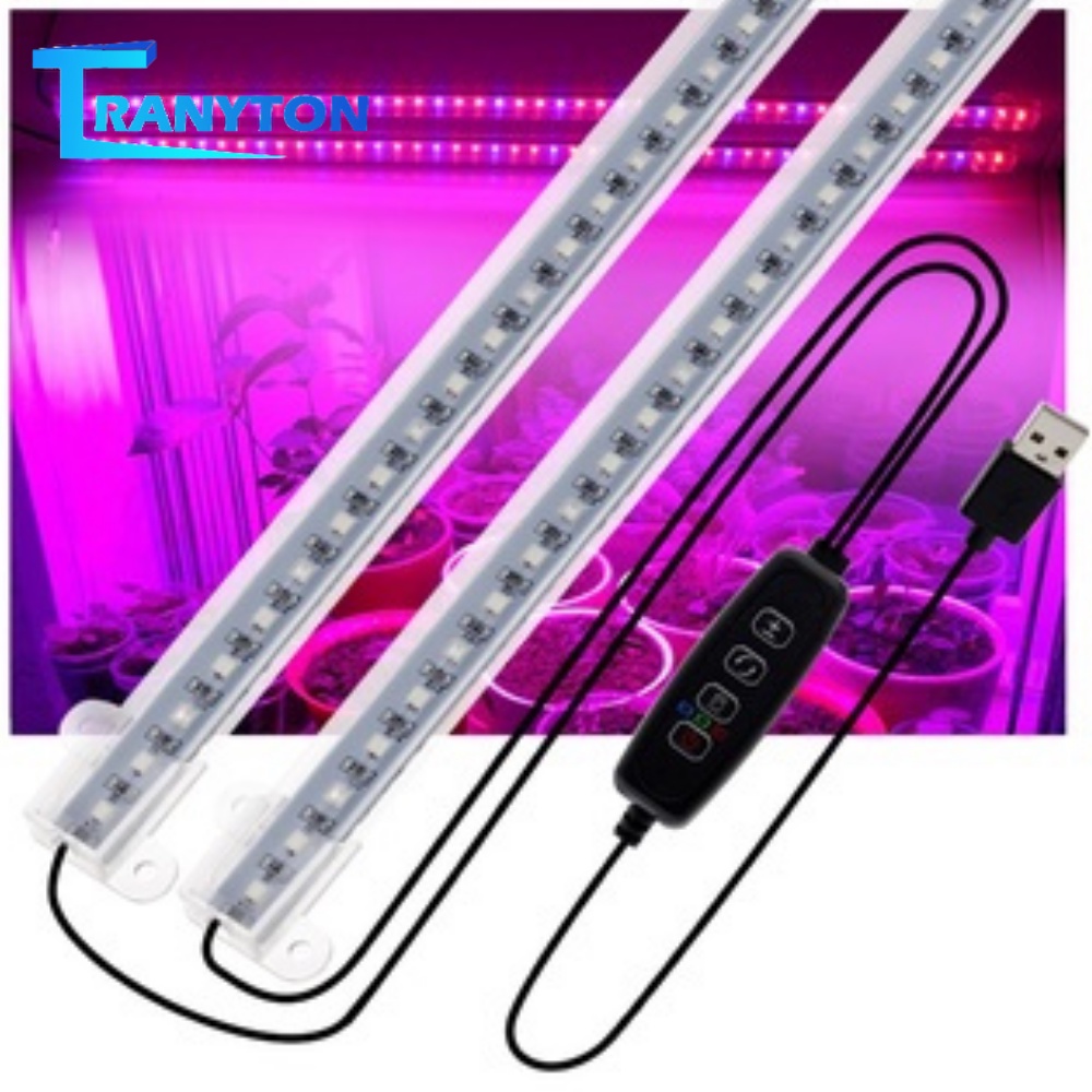 USB LED Grow Light Full Spectrum Indoor Plants Growth Light DC5V 27leds ...