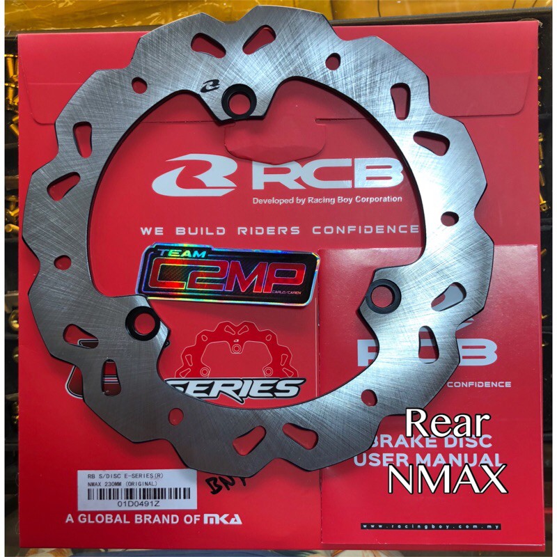 RCB Steel Disc Plate E and E2 Aerox and NMAX Front and Rear V1 V2 V3 ...