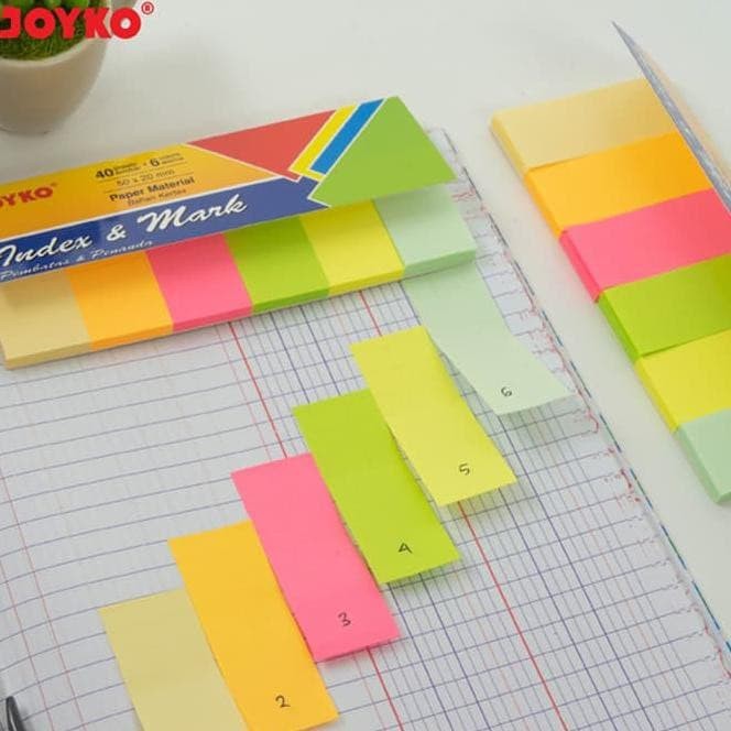 Joyko MEMO STICK STICKY NOTES INDEX & MARK IM-36 / LIMITER & MARKERS ...