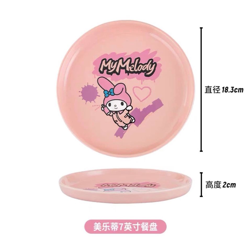 Hello Kitty & My Melody Plate | Shopee Philippines