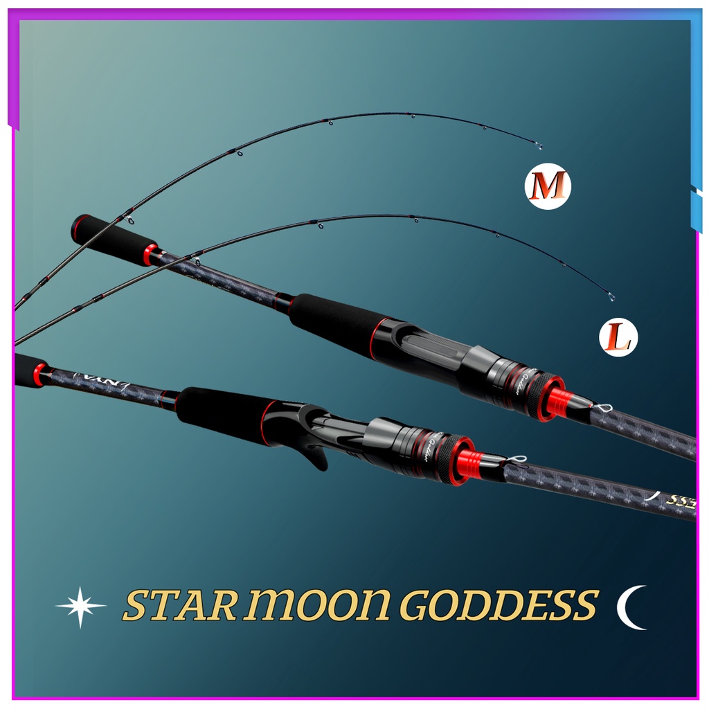 【NYA】Star Moon Goddess5-18lb 1.68M(5.5ft)/1.8M(6ft) 2 tip【M&L】 Super ...